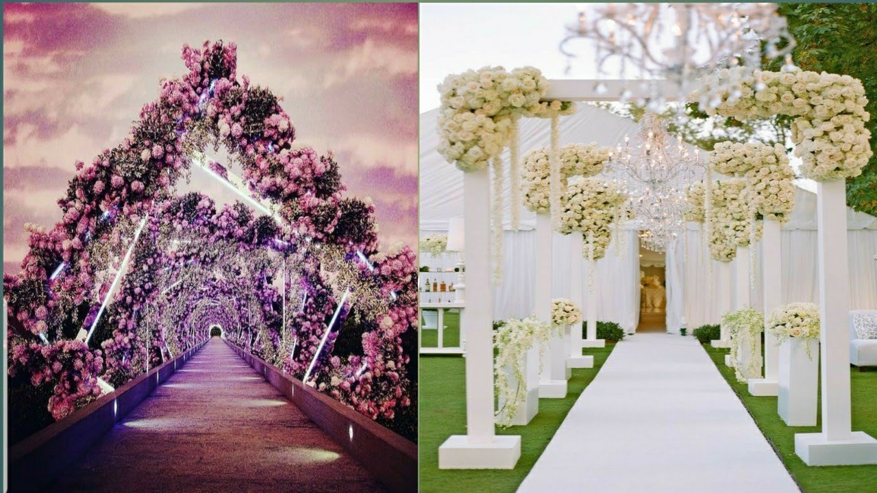 Top-20 magical Entrance decor ideas to wedding walkway - Wedding Plan 360