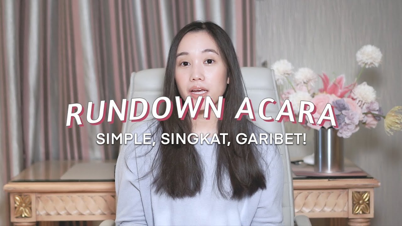 INTIMATE WEDDING RUNDOWN | Wedding Guide 6. Rundown Acara - Wedding ...