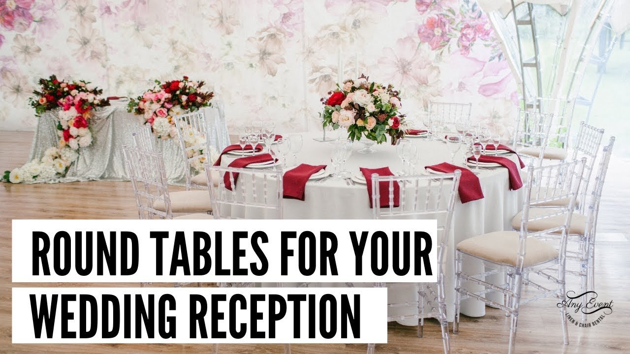 Round Tables on your Wedding Reception - Wedding Plan 360