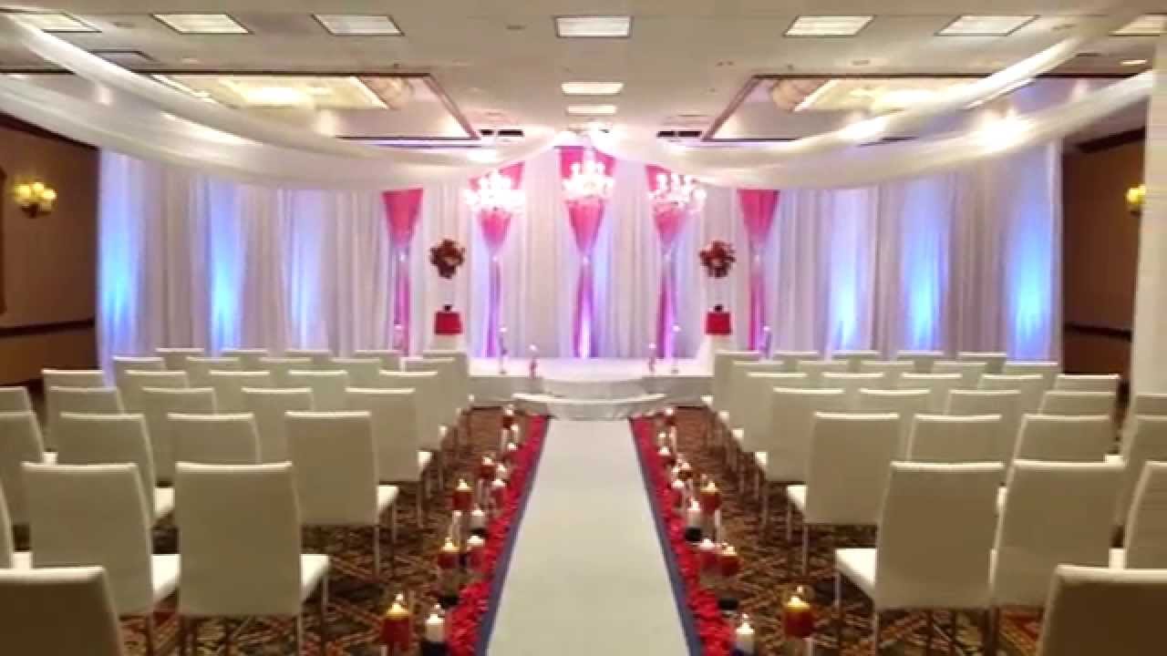 Full room wedding ceremony setup ideas - Wedding Plan 360