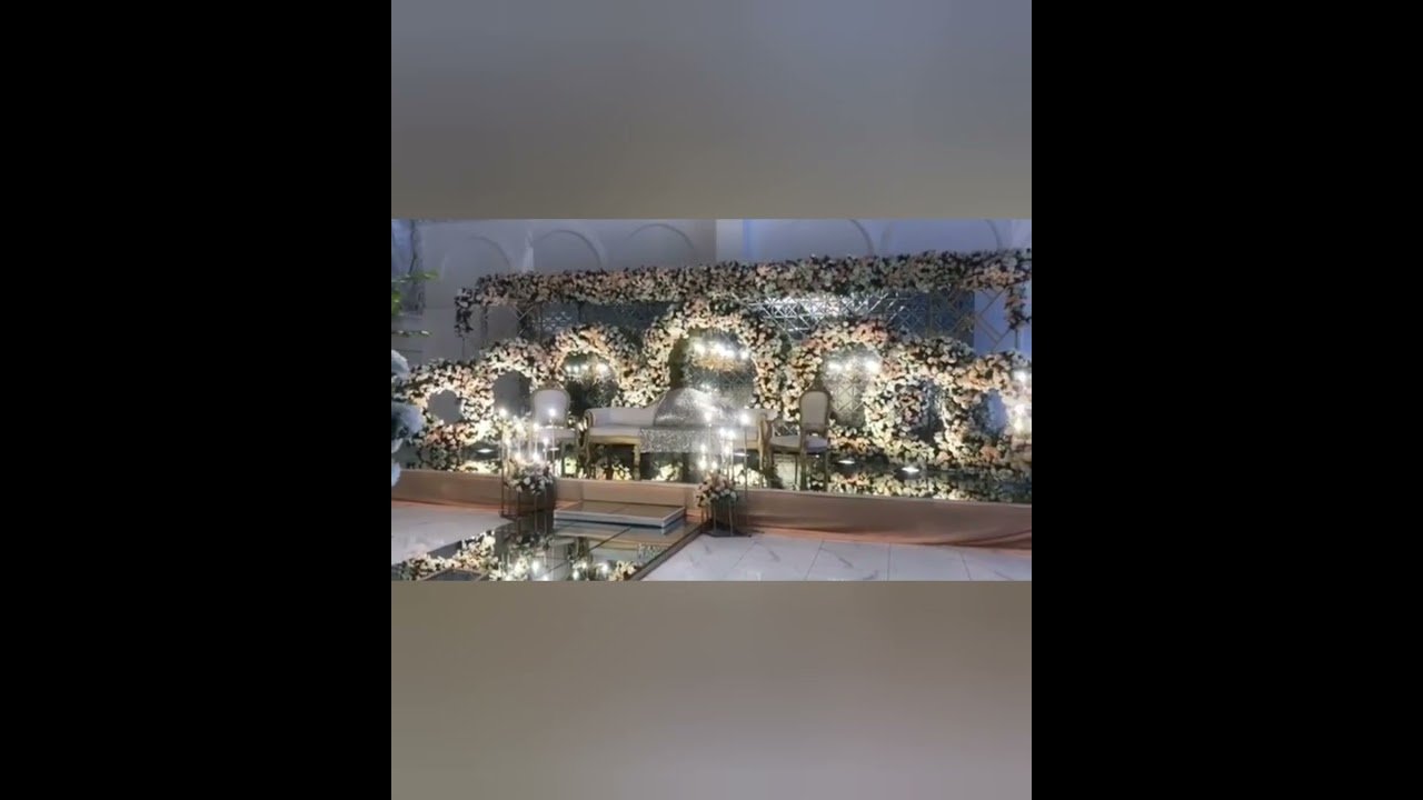 Most beautiful wedding stage design / modern luxury stage for wedding ...