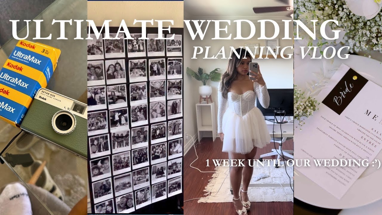 ULTIMATE WEDDING PLANNING VLOG | stress, seating chart + more *2 weeks ...