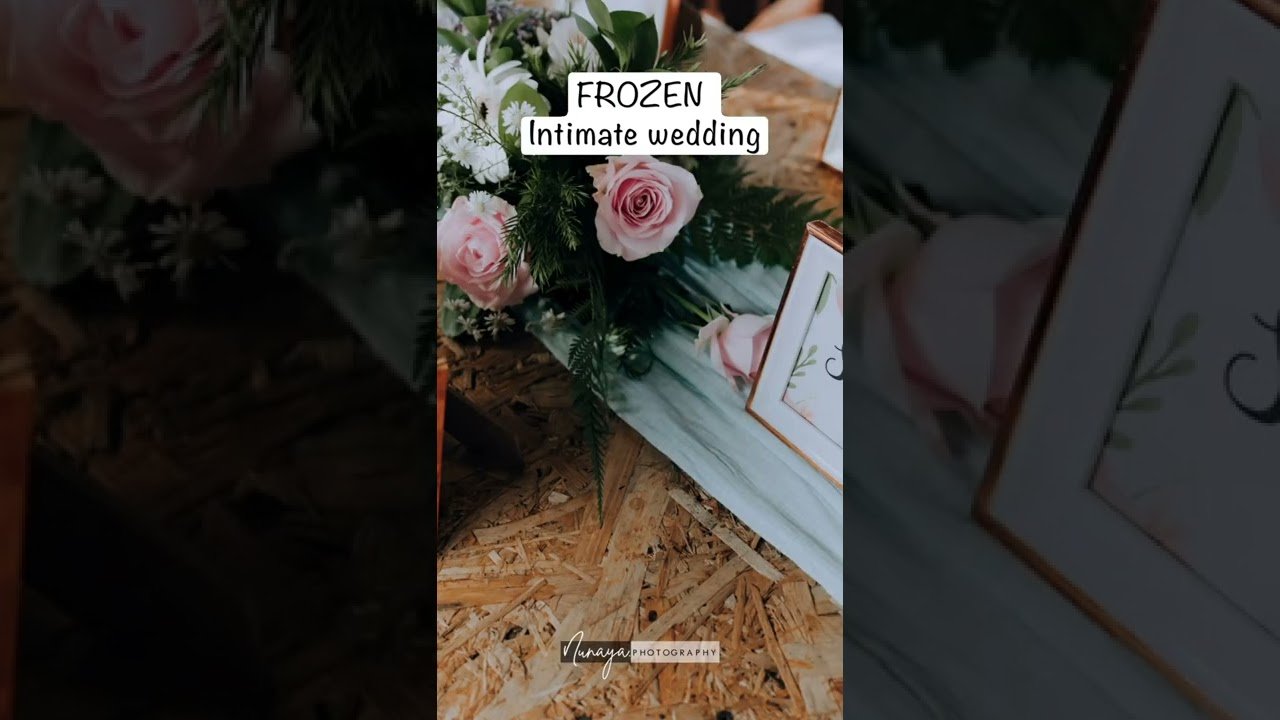 FROZEN INTIMATE WEDDING #intimatewedding #frozen #dekorasibandung # ...