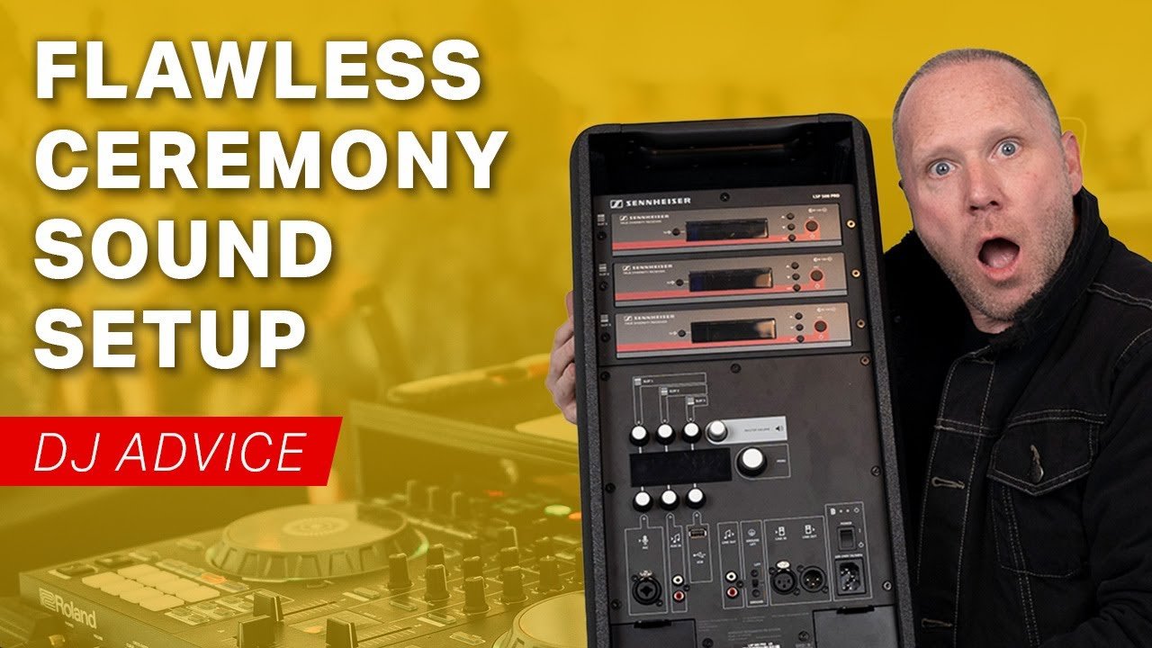 DJ Advice 📣 How To Perfectly Setup Your Wedding Ceremony Sound System ...