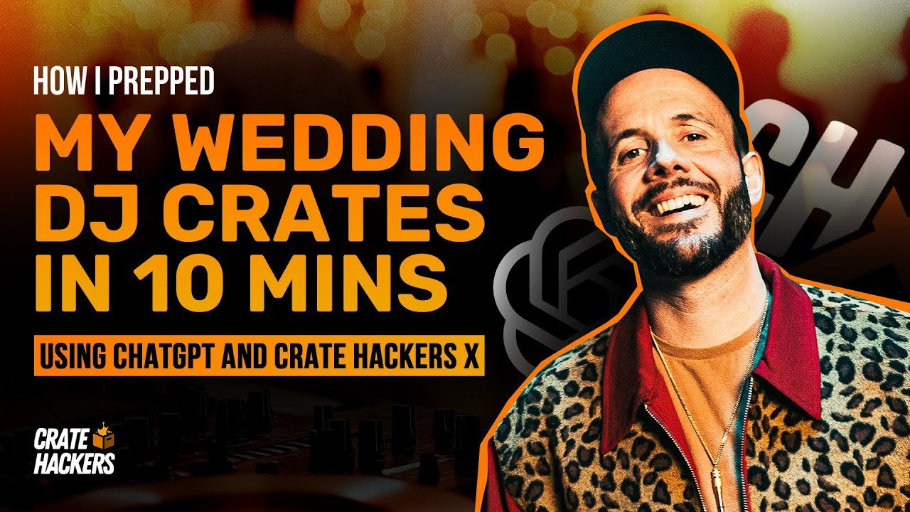 How I Prepped My Wedding DJ Crates in 10 Mins (Using ChatGPT and Crate ...
