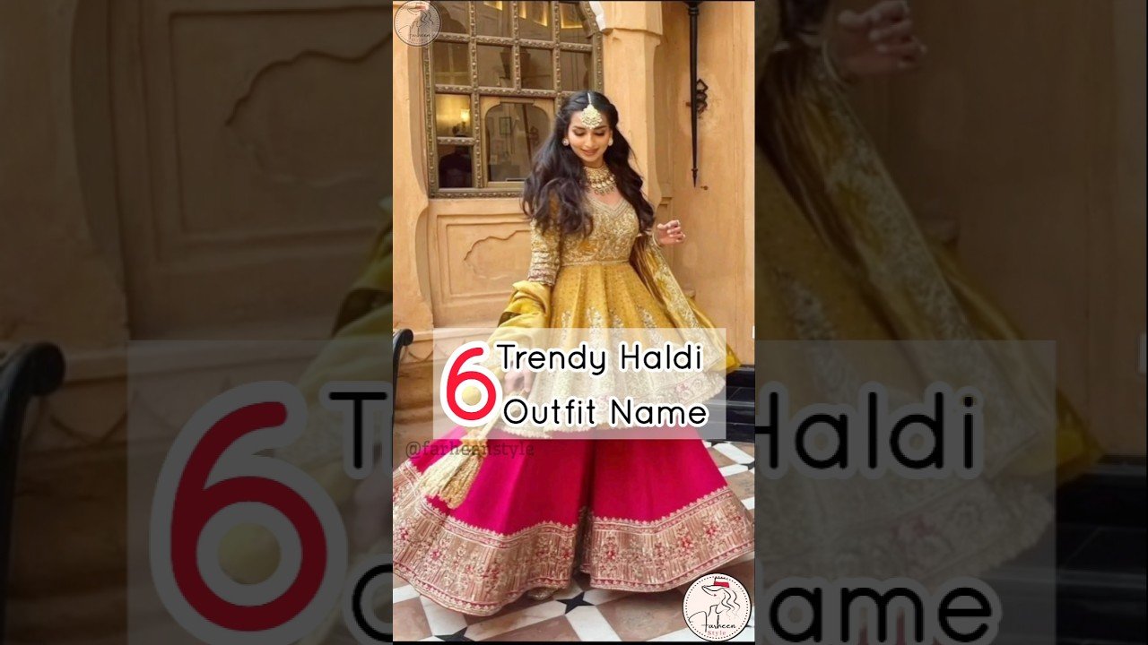 haldi dress ideas with names Archives - Wedding Plan 360