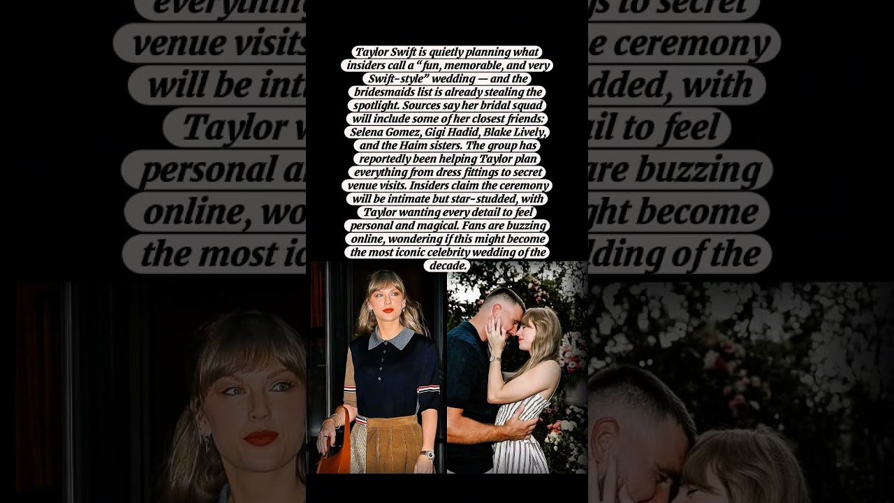 Taylor Swift is quietly planning what insiders call a “fun, memorable ...