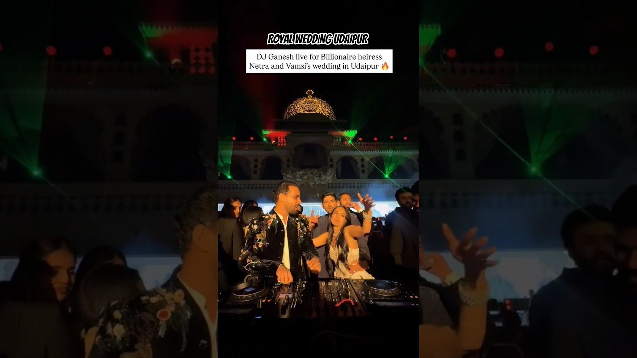 NETRA MENTANA X VAMSI GADIRAJU DANCE DJ GANESH | UDAIPUR BILLIONAIRE ...