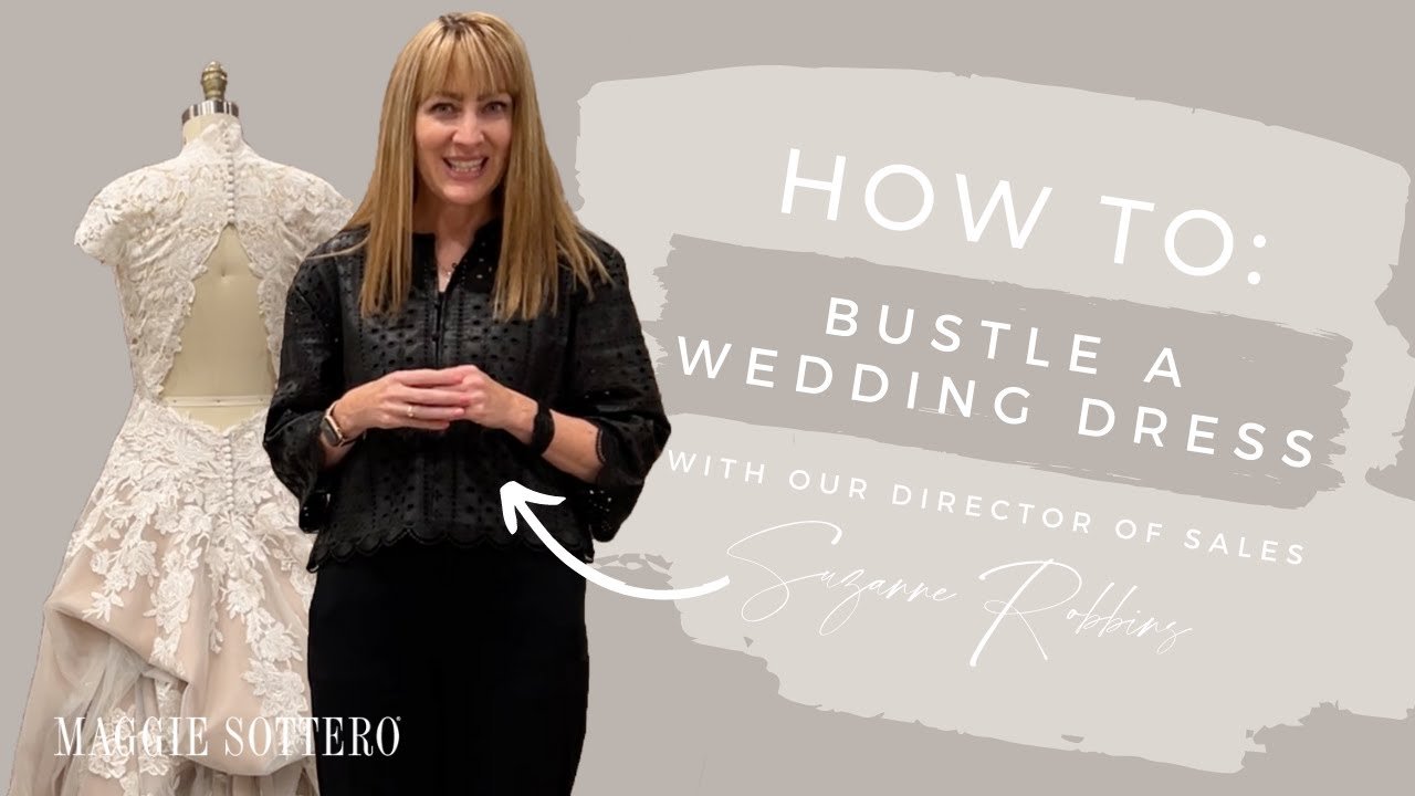 How To Make A Wedding Dress Bustle In 3 Different Ways - Wedding Plan 360